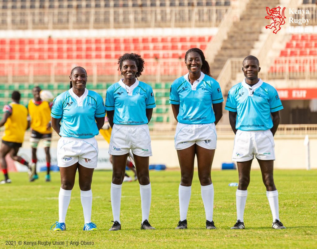 Mukoko, Mwanja and Beryl on duty at the Rugby Africa Regional 7s South ...