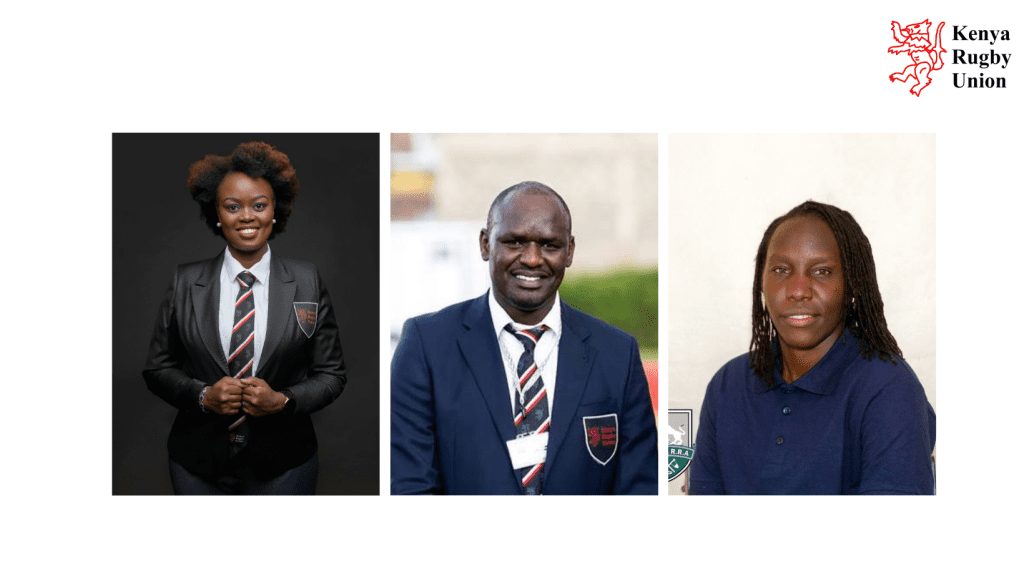 Mukoko, Mwanja and Beryl on duty at the Rugby Africa Regional 7s South ...